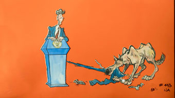 Cartooning the White House: Celebrating comic artist Patrick Oliphant ...