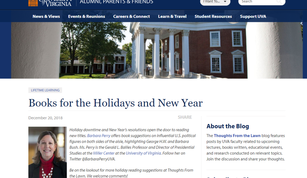 Barbara Perry | Miller Center